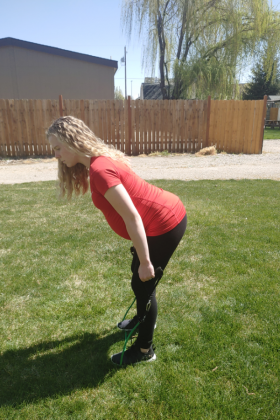 Resistance Band Upper Body Pregnancy Workout - One Fit Mamma