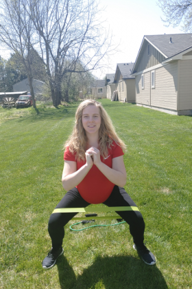 Resistance Band Full Body Pregnancy Workout - One Fit Mamma