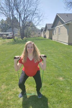 Resistance Band Full Body Pregnancy Workout - One Fit Mamma