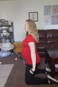 Resistance Band Ab Workout During Pregnancy - One Fit Mamma